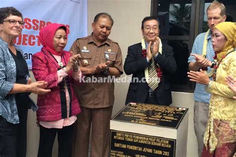 Konsul Jenderal Jepang Di Medan Resmikan Proyek Pembangunan Pusat