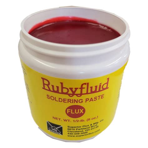 Ruby Fluid Soldering Flux Paste Stortz And Son Inc
