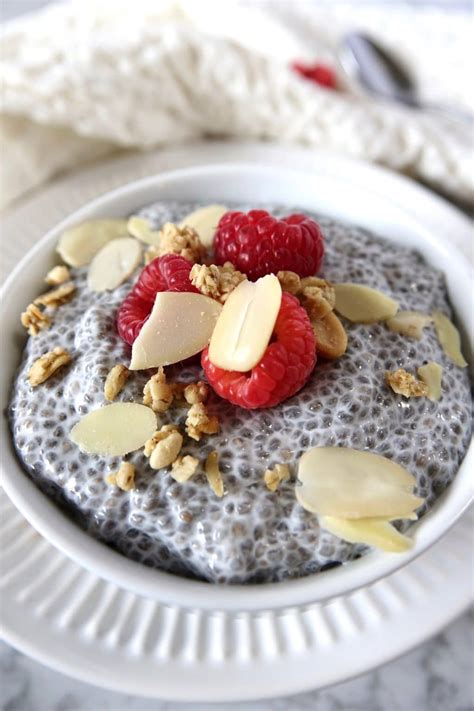 High Protein Chia Pudding 3 Ingredients