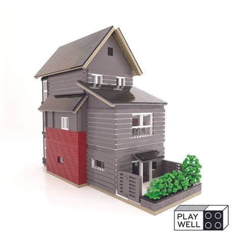 Impressive Modular House Lego Set By Playwell Bricks