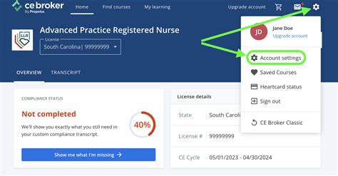 Updating Payment Info Ce Broker