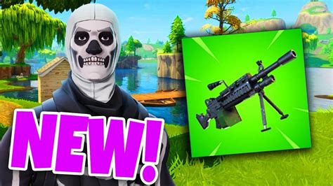 NEW LMG In Fortnite Battle Royale BETTER THAN MINIGUN YouTube