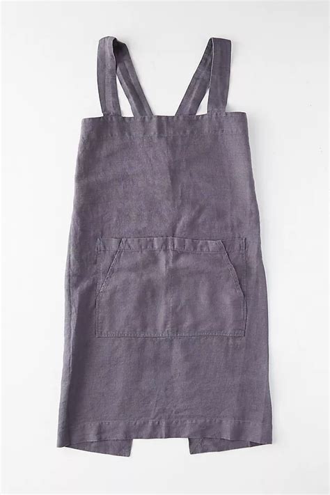 Linen Pinafore Apron Anthroliving