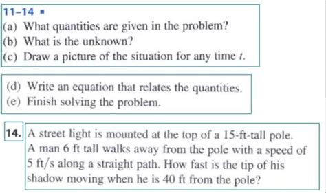 Solved 11 14 A What Quantities Are Given In The Problem