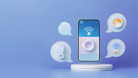 Future Consumer And Technology Concept Smart Environmental Monitoring Sensors Analyzing Air