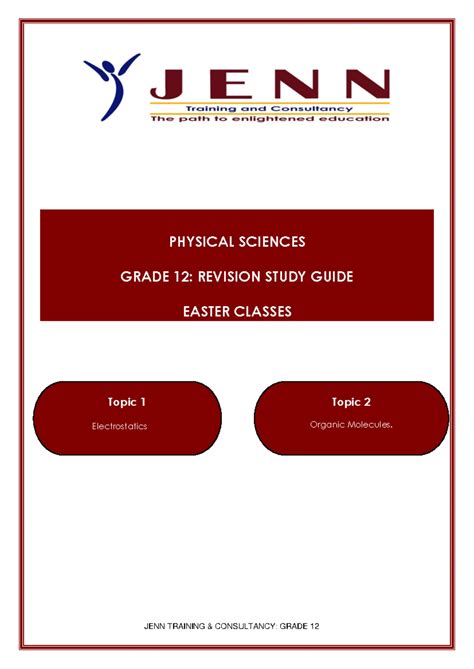 Intermolecular Forces In Physical Science Grade 11 Study Notes