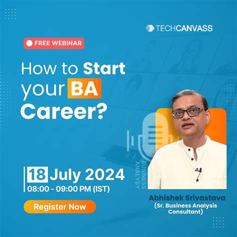 Techcanvass On Linkedin Businessanalyst Careergrowth Webinar Techcanvass Businessanalysis…