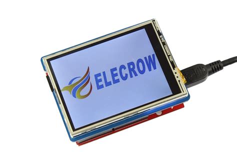 28 Tft Touch Shield V43 Ams320240tft Arduino Compatible Shield In