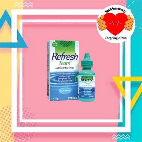 Refresh Tears Lubricant Eye Drop 15ml Exp 08 2025 Shopee Malaysia