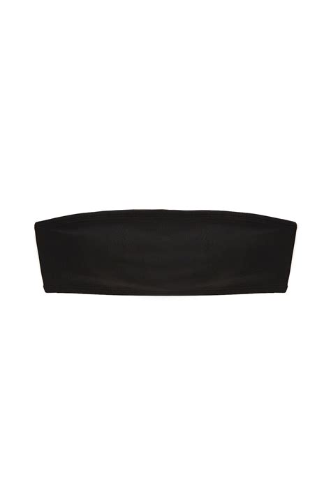 Padded Bandeau Bikini Top Black Na Kd