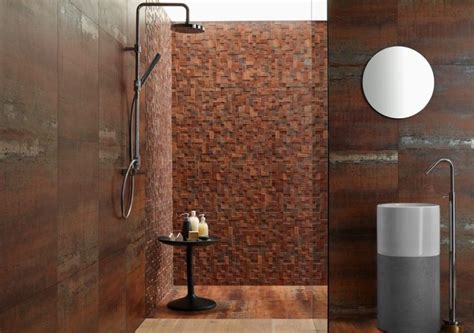 Copper 592x1186 Revigrés Wall Tiles Bathroom Interior Design