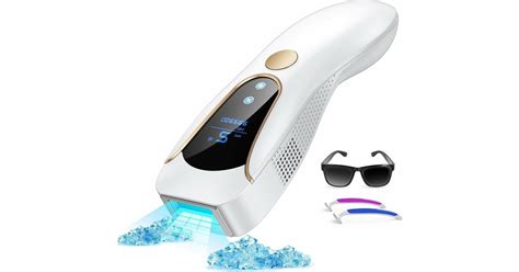 Aminzer Laser-Epilierer mit Eisfunktion | Vielseitig mit 9 Leistungsstärken