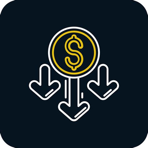 Decrease Line Yellow White Icon 41655872 Vector Art At Vecteezy