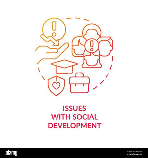 Social Development Issues Concept Stock Vector Images Alamy