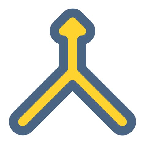 Merge Generic Outline Color Icon