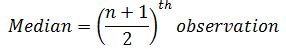 Median Of Numbers Formulas To Find Median And Solved Examples