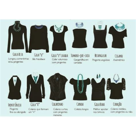 Tipo De Colar Para Cada Decote Moda Fashion Fashion Outfit Inspirations