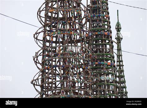 Los Angeles California Watts Towers By Simon Rodia Architectural