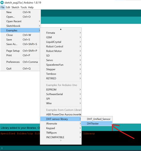 DHT11 Test Codes Faranux Electronics