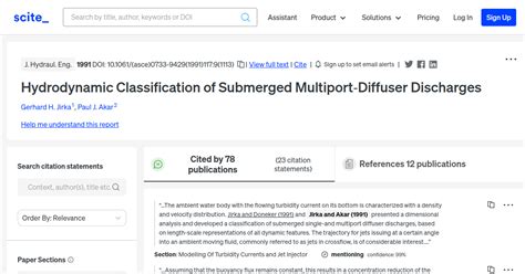 Hydrodynamic Classification Of Submerged Multiport‐diffuser Discharges