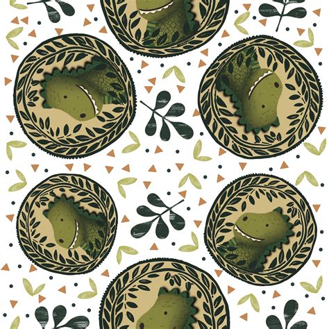 Download Dinosaur Dino Pattern Royalty Free Stock Illustration Image