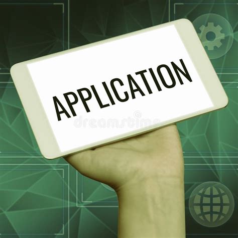 Text Sign Showing Application Business Showcase An Order For Something Formal And Usually