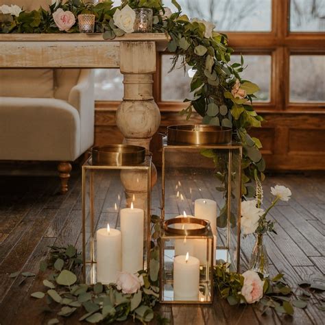 Large Brass Lantern Trio — Styled By Bvi