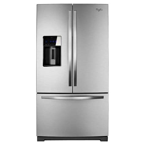 Whirlpool 268 Cu Ft French Door Refrigerator In Monochromatic