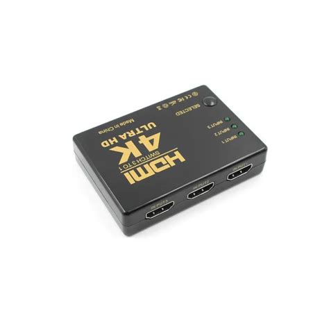 HDMI Switch Switcher Input Ports To Output Port K K Ultra HD Video Audio Splitter