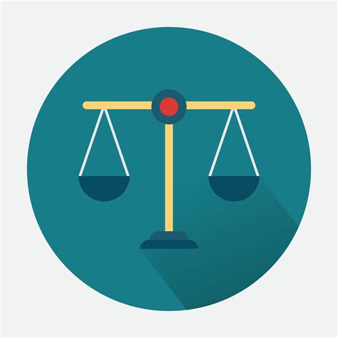 Scale Comparison Icon In Flat Style Balance Weight Vector Illustration Isolated Background