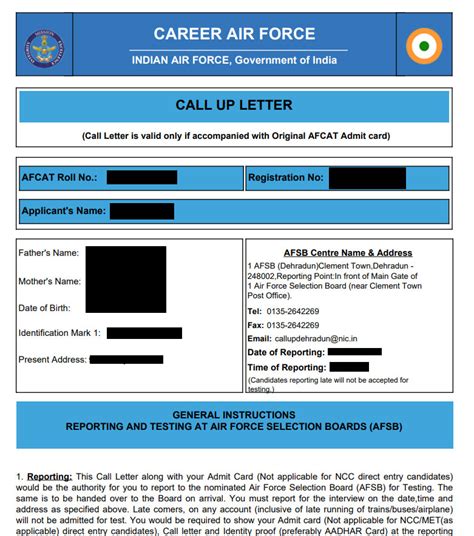 AFCAT 1 2021 SSB Interview Dates And Venue