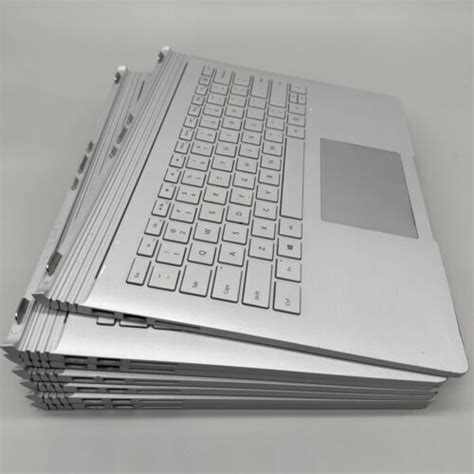Lot Of 5 Microsoft Surface Book Keyboard 1704 Base Battery Silver C Seedesc Ebay