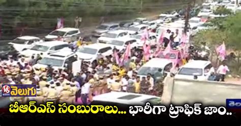 ఎన్టీఆర్ భవన్ నుంచి తెలంగాణ భవన్ వరకు ట్రాఫిక్ జామ్