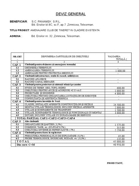 Deviz General Pdf