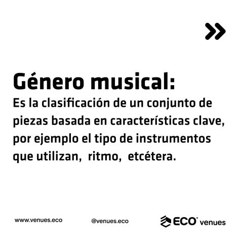 Eco Venues 🎵¿sabes Cuál Es La Diferencia Entre Género Y