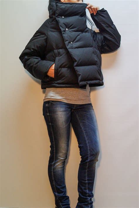 Black Quilted Jacketwindproof Jacketblack Warm Jacketextra Etsy