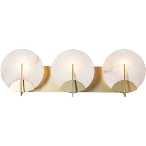 Hubbardton Forge 201057 1003 Callisto 3 Light 27 Inch Soft Gold Bath
