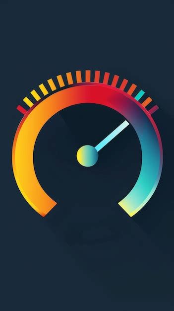 Premium Photo A Diagram Of A Speedometer With The Words Quot