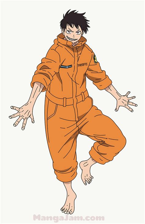 How To Draw Shinra Devil” Kusakabe From Fire Force Shinra Kusakabe