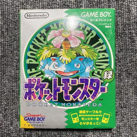 【目立った傷や汚れなし】gb ポケットモンスター緑 ゲームボーイの落札情報詳細 ヤフオク落札価格情報 オークフリー