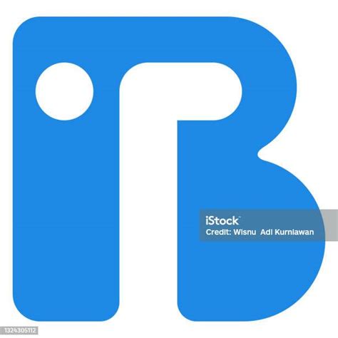 Huruf Tb Bt T B Ikon Desain Simple Vector Elegan Ilustrasi Stok Unduh