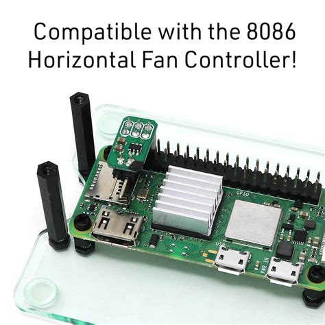 mini cluster case for raspberry pi zero 2 with fans the pi hut