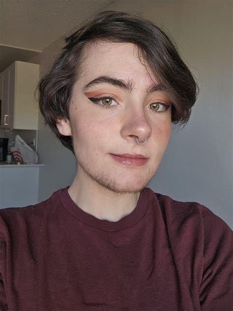 I Decided To Do A Warm Makeup Look Today To Cheer Myself Up 😌 R