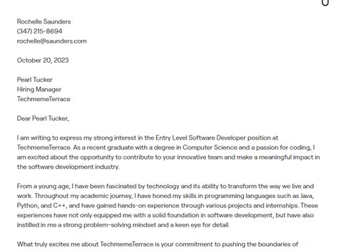 Front End Developer Cover Letter Examples With In Depth Guidance