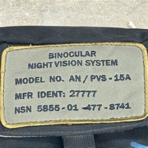 Pvs 15 Carrying Case Night Vision Padded Pouch Black