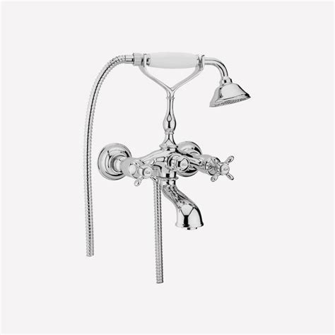 Grifo bimando para ducha OT Webert para bañera de pared de latón
