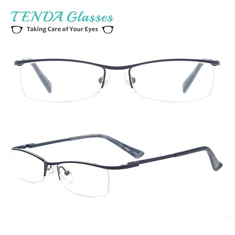 Fashion Metal Half Rim Female Eyeglasses Women Reading Glasses In