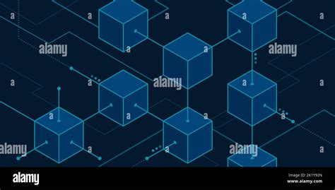 Blocks Joined Together In A Network Blockchain And Digital Ledger