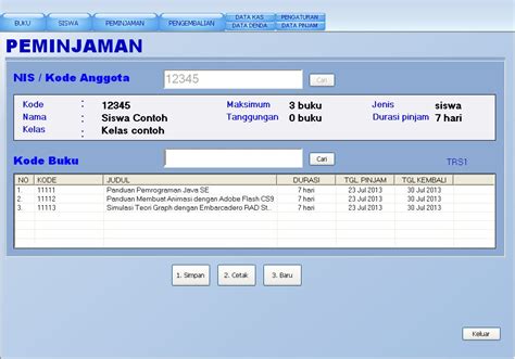 Aplikasi Perpustakaan Sekolah Dengan Excel Berbagi Informasi