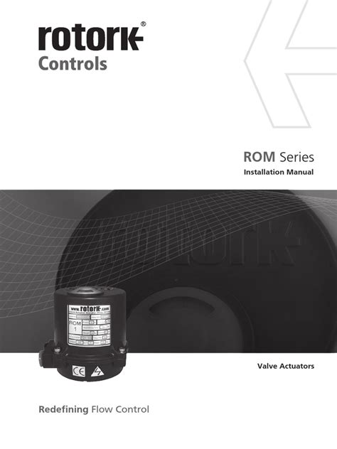 Actuador Electrico Rotork Pdf Valve Screw